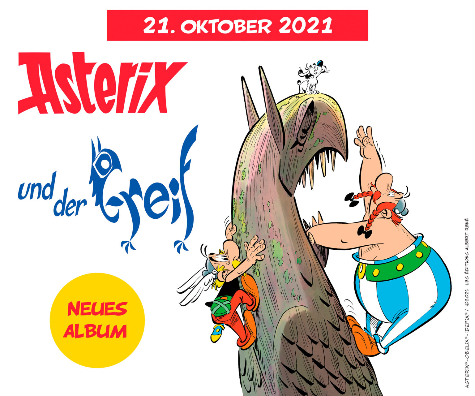 Egmont Comic Collection "Asterix und der Greif" - das neue Asterix-Abenteuer erscheint am 21 ...